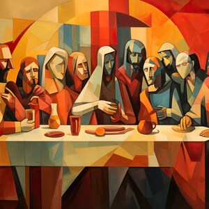 The Last Supper POSTER V: Wall Decor Inspired by Picasso Art Bible ...