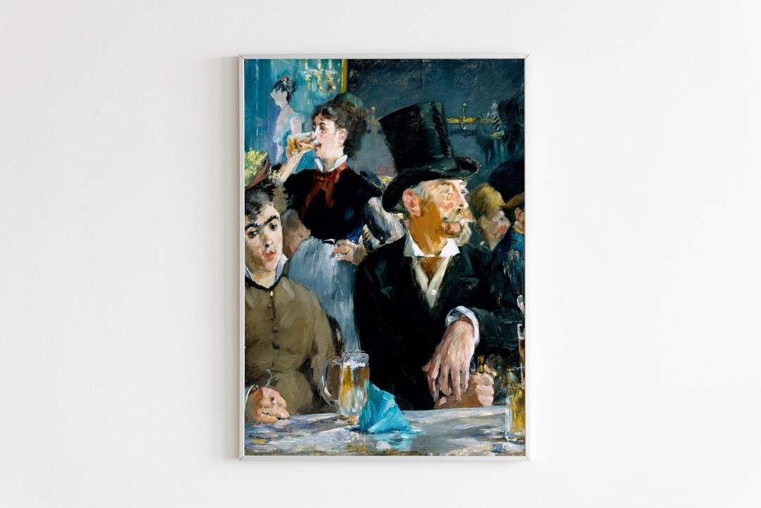 Edouard Manet POSTER V: Reproduction of Manet Painting, Cafe Concert ...