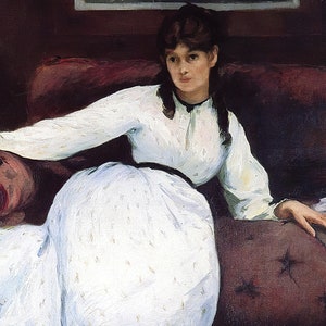 Edouard Manet POSTER XLVI: the Rest. Portrait of Berthe Morisot Fine ...