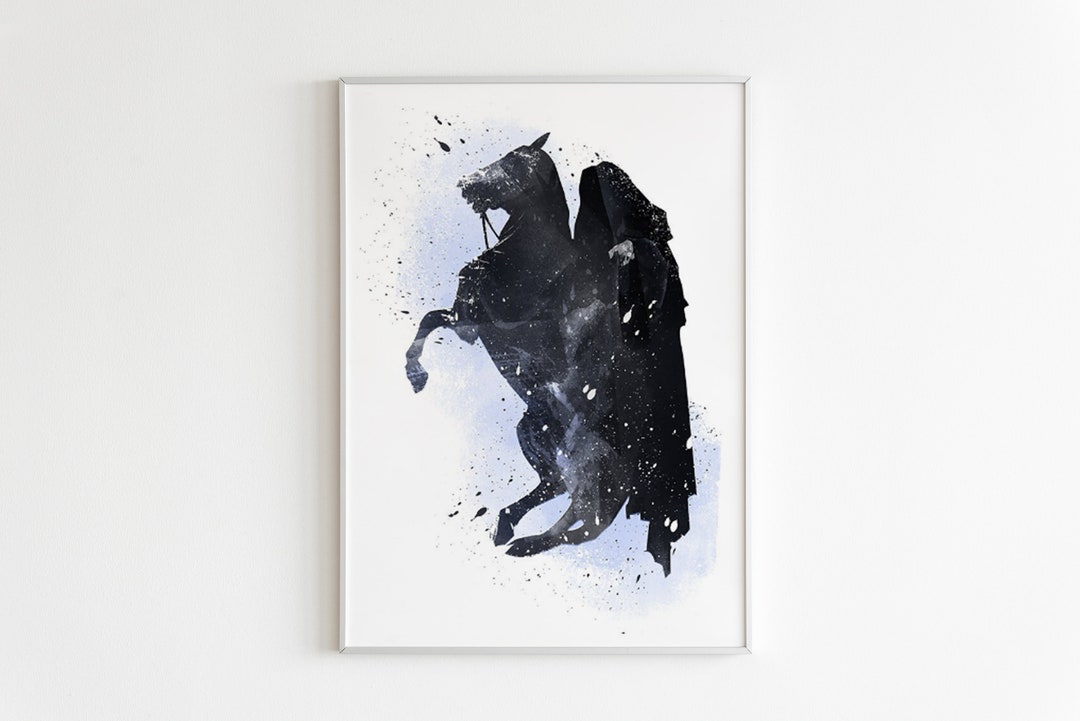 Nazgul POSTER: Watercolor Wall Art, Lords of the Rings Art Decor, Book ...