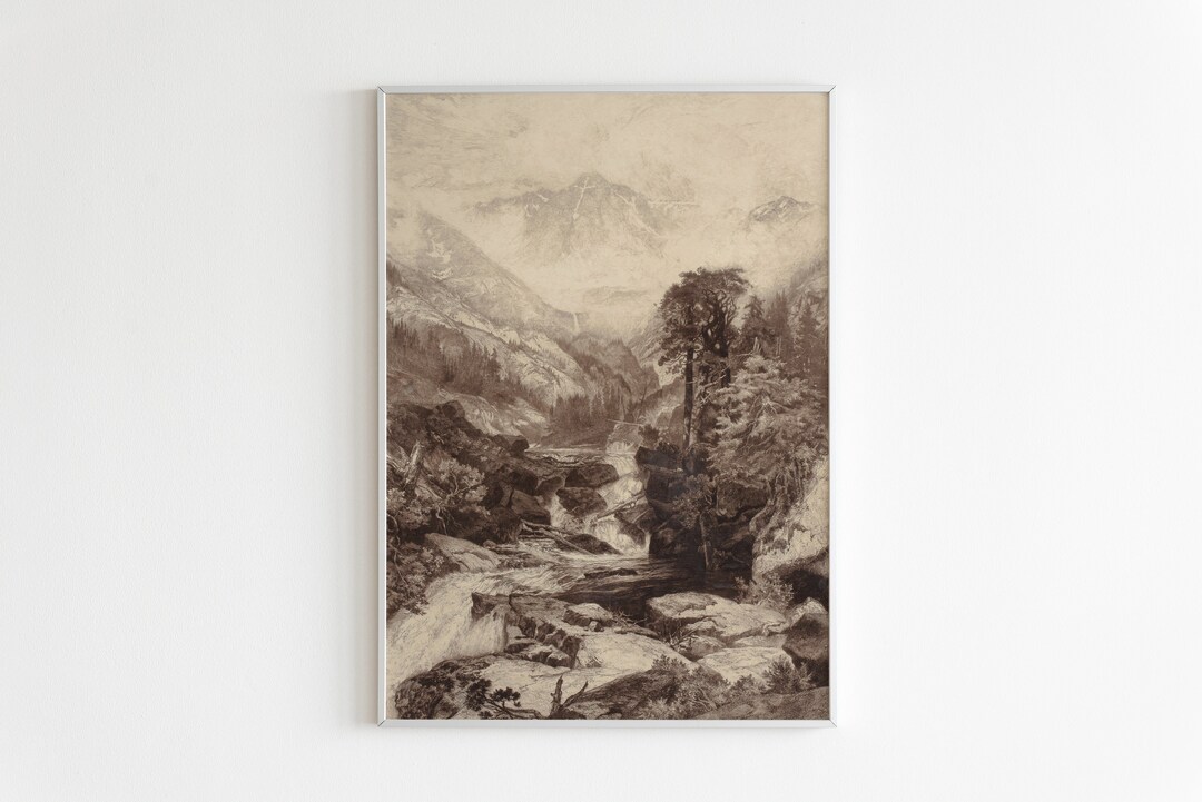 Thomas Moran POSTER VII: Mountain of the Holy Cross by Thomas Moran ...