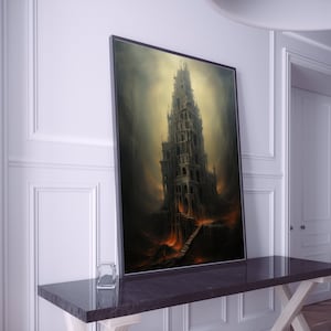 Tower of Babel POSTER: Wall Decor Inspired by Beksinski Art - Etsy