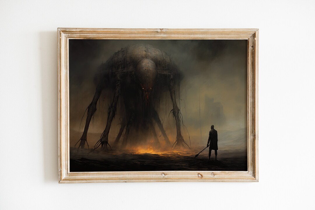 David and Goliath POSTER II: Wall Decor Inspired by Beksinski Art Bible ...