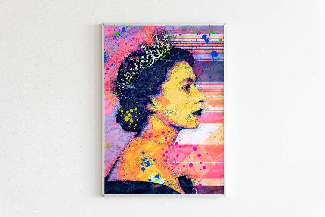 Queen Elizabeth II POSTER III: Portrait of Queen Elizabeth, Class Room ...