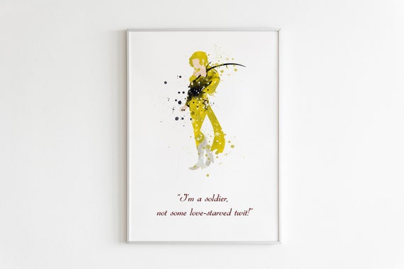 Celes Chere Quote POSTER: Watercolor Wall Art Final Fantasy | Etsy