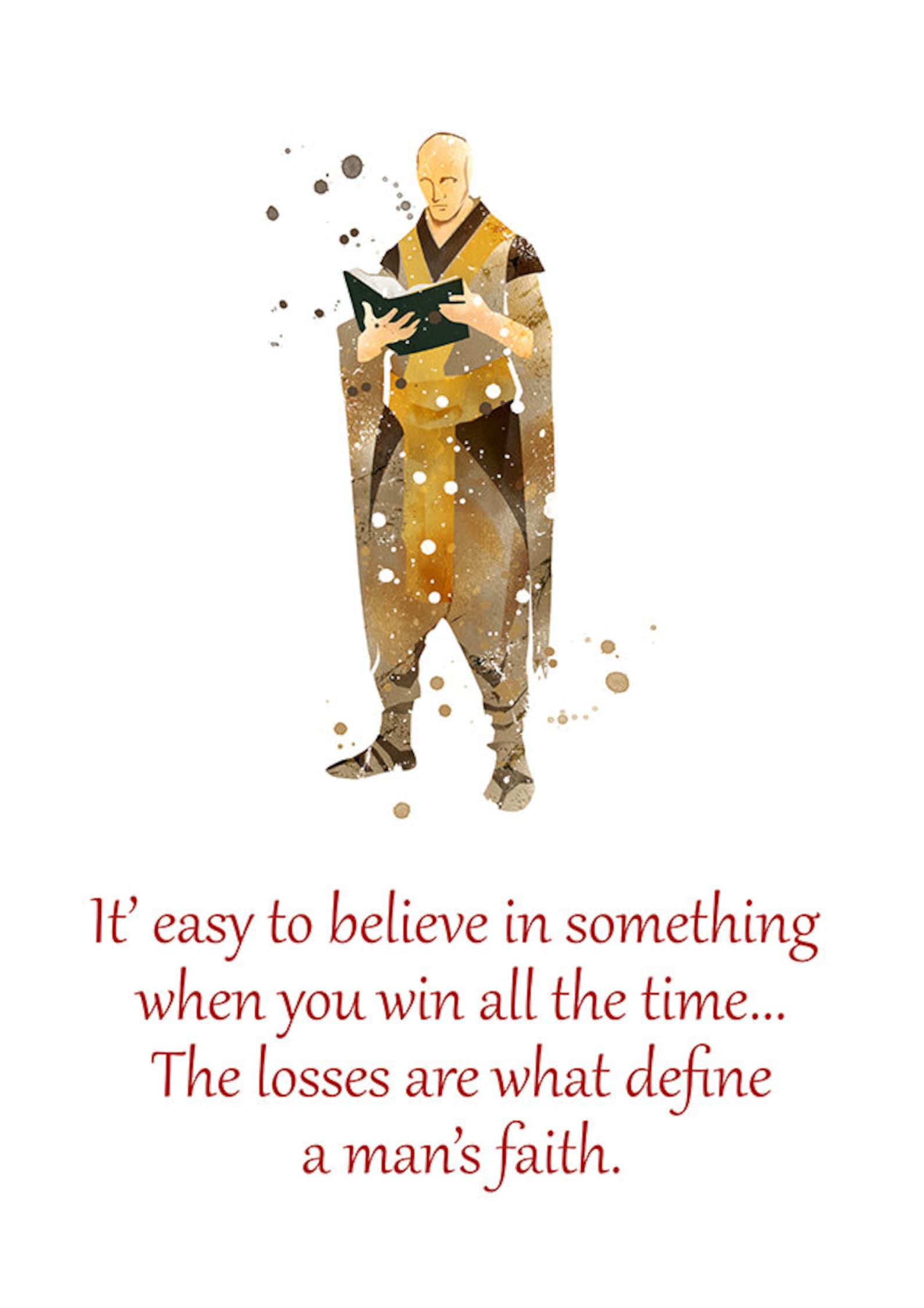 Sazed Quote II POSTER: Watercolor Wall Art Mistborn Art - Etsy