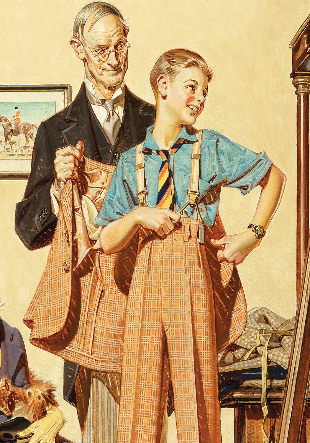 Joseph Leyendecker POSTER III: First Long Suit by Joseph - Etsy