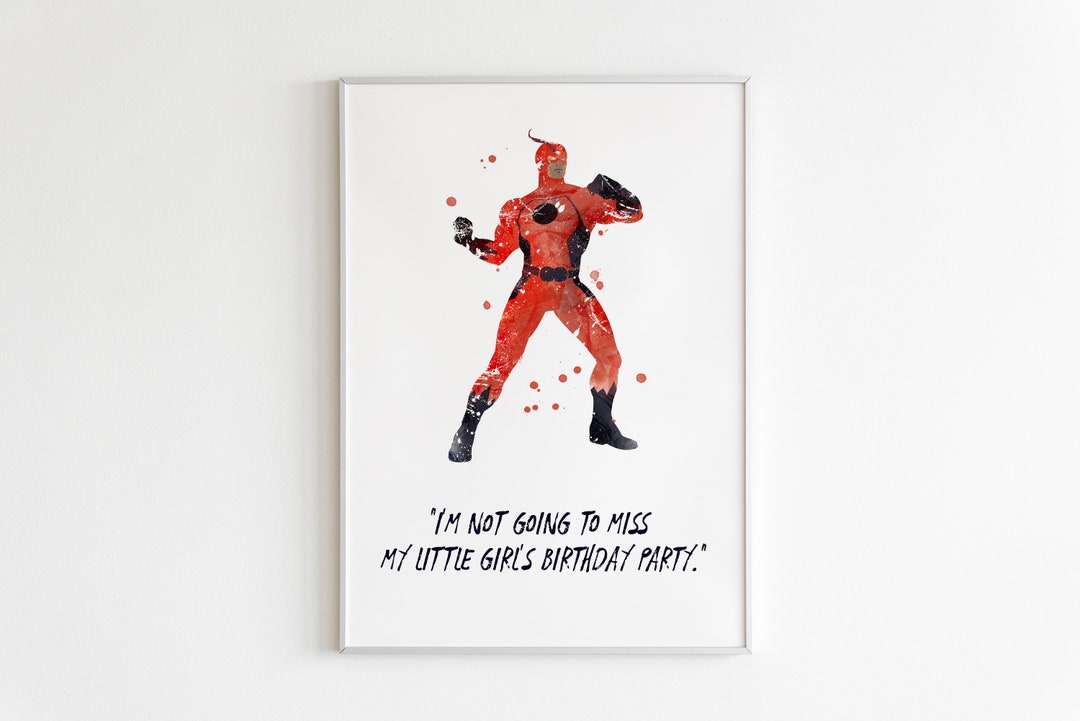 Ant-man Quote POSTER: Watercolor Wall Art Marvel Comics Art - Etsy
