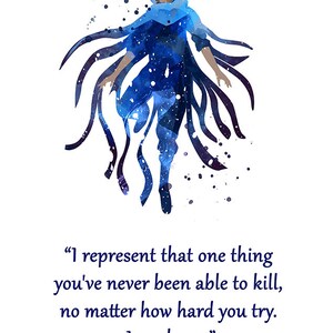 Kelsier Quote POSTER: Watercolor Wall Art, Mistborn Art Decor, Book ...