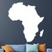 Africa Wall Decal/ Africa Sticker/africa Map Wall Decal - Etsy