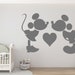 Minnie Mouse Wall Decal Cartoon Wall Decor for Kids Nursery - Etsy