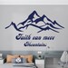 Mountains Wall Decal/mountain Wall Sticker/ K147 - Etsy
