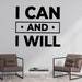 Motivational Quote Wall Decal/ Sayings Wall Decal/quotes Wall Decal/ I ...