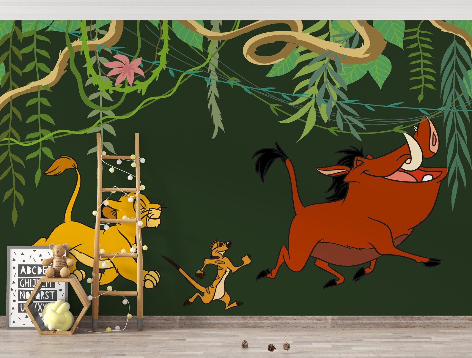 Lion King Wallpaper/ Hakuna Matata Mural/ the Lion King Wallpaper ...