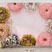 3D Donut Wall Mural/ 3D Donut Wallpaper/ Colorful Wall Mural/ Bakery ...