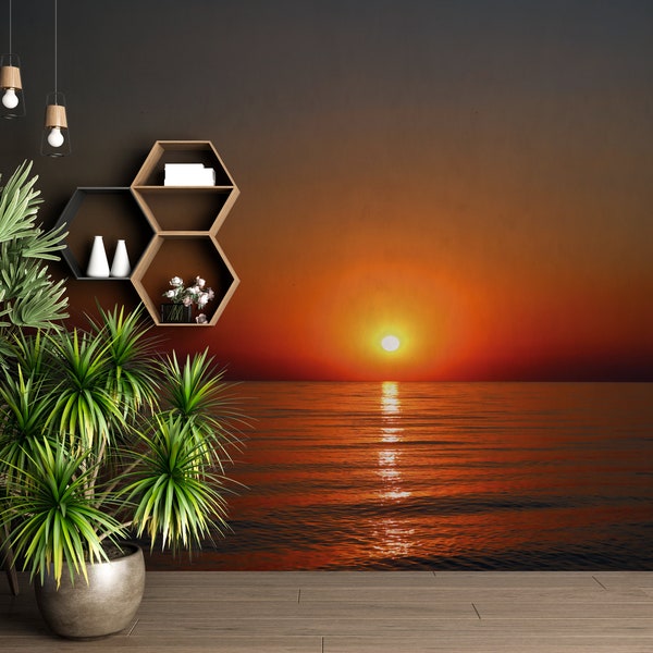 Sunset Wall Mural - Etsy