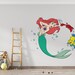 Ariel Wall Decal/ Little Mermaid Wall Decal/ Mermaid Decal Kids Wall ...