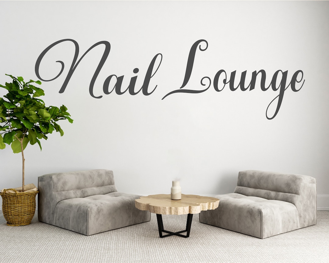 Nail Salon Wall Decal Beauty Salon Wall Decor Spa Salon Wall Sticker ...