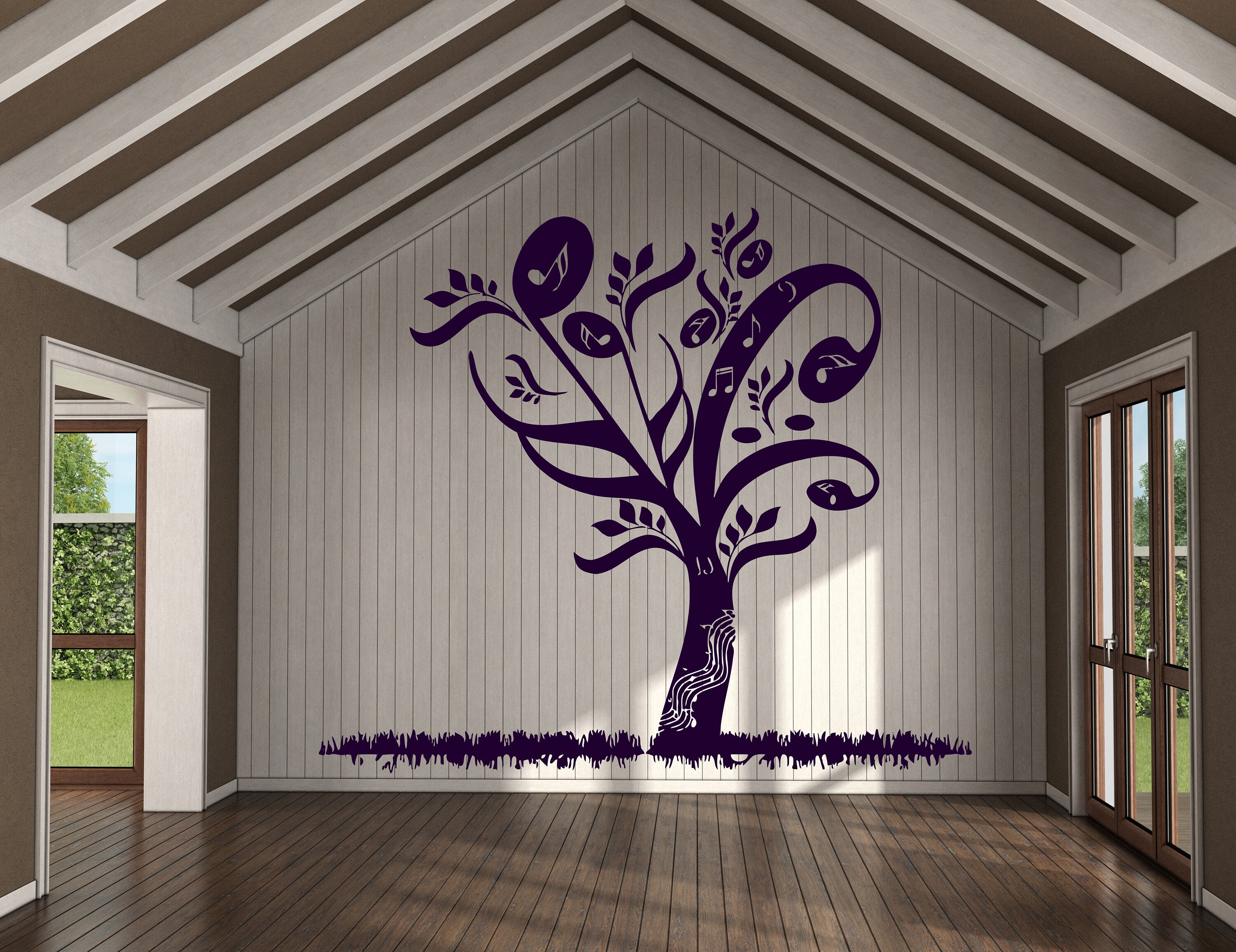 Music Wall Decal Music Notes Wall Sticker Music Wall Decor - Etsy