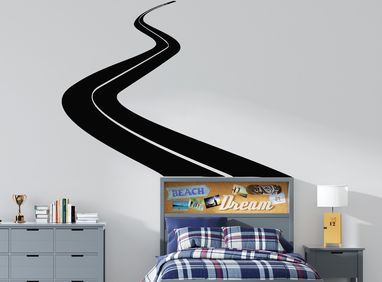 Tire track wall decal/Design Interior Home Decor/ Track Decal | Etsy