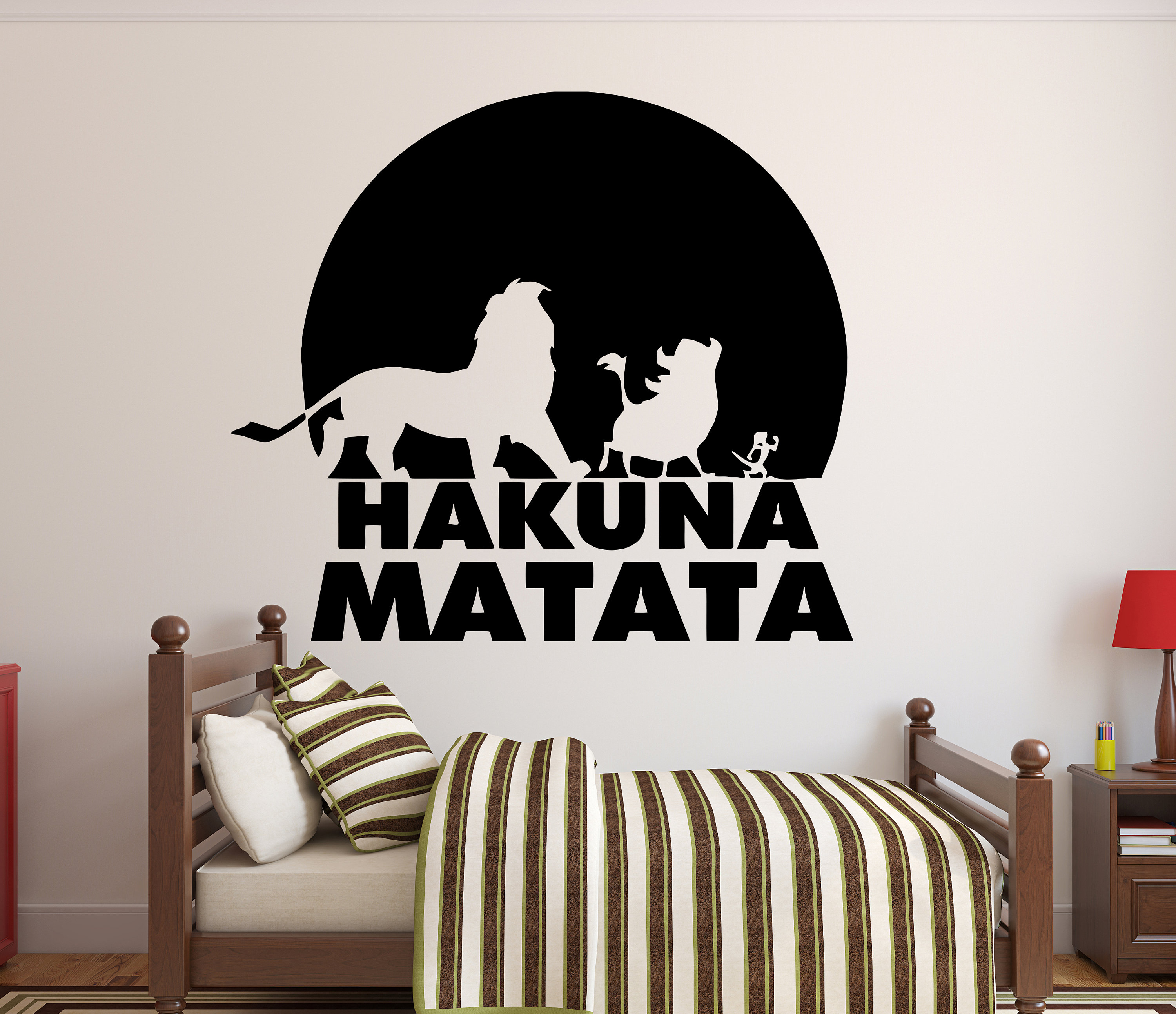 The Lion King Wall Decal Simba Wall Decor for Kids Nursery | Etsy