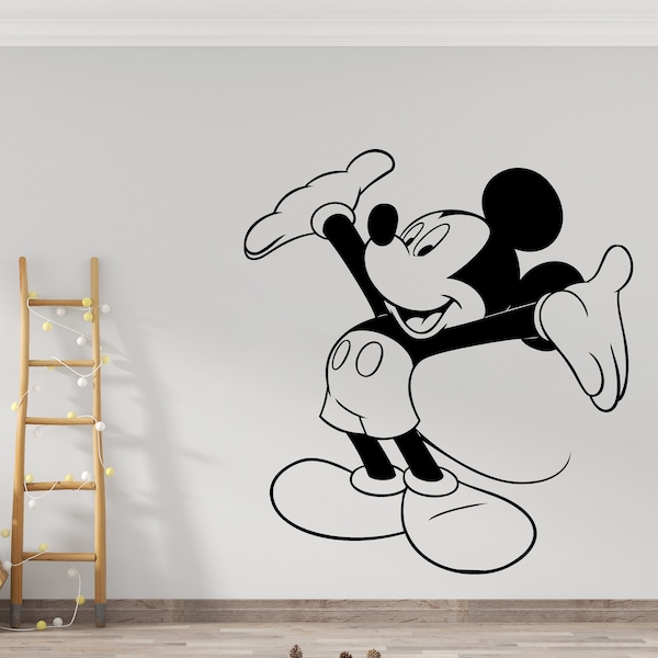 Mickey Mouse Decal - Etsy