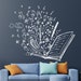 Book Wall Decal/home Interior Decor/ Library Wall Decal K641 - Etsy