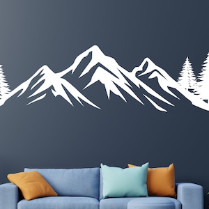 Mountain Decal - Etsy