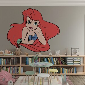 Ariel Wall Decal/ Little Mermaid Wall Decal/ Mermaid Decal Kids Wall ...