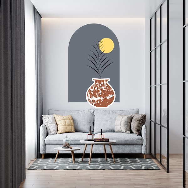 Abstract Wall Decal - Etsy