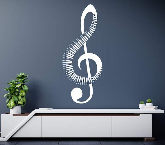 Music Wall Decal Music Notes Wall Sticker Music Wall Decor - Etsy