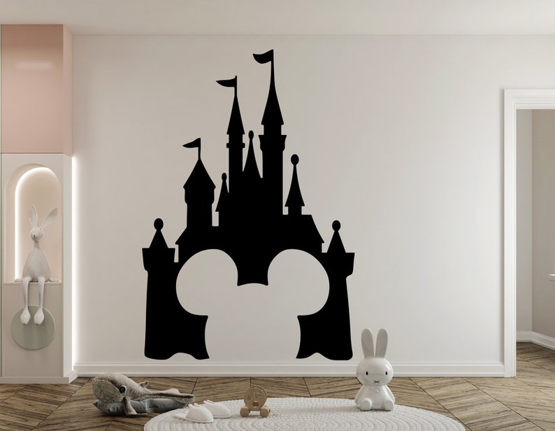 Mickey Mouse Wall Decal Cartoon Wall Decor for Kids Nursery (K213) - Etsy