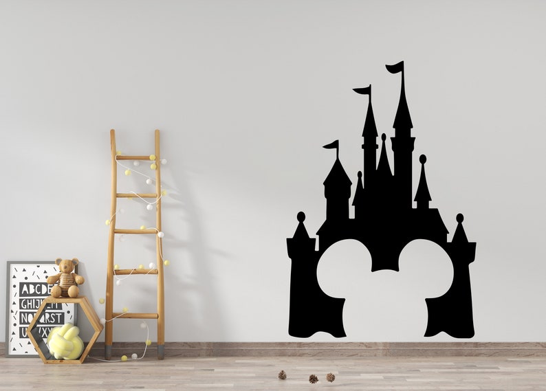 Mickey Mouse Wall Decal Cartoon Wall Decor for Kids Nursery - Etsy