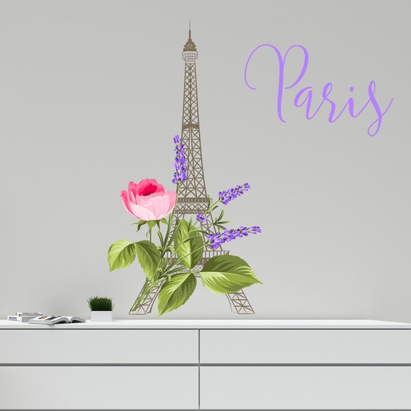 Paris Wall Decal - Etsy
