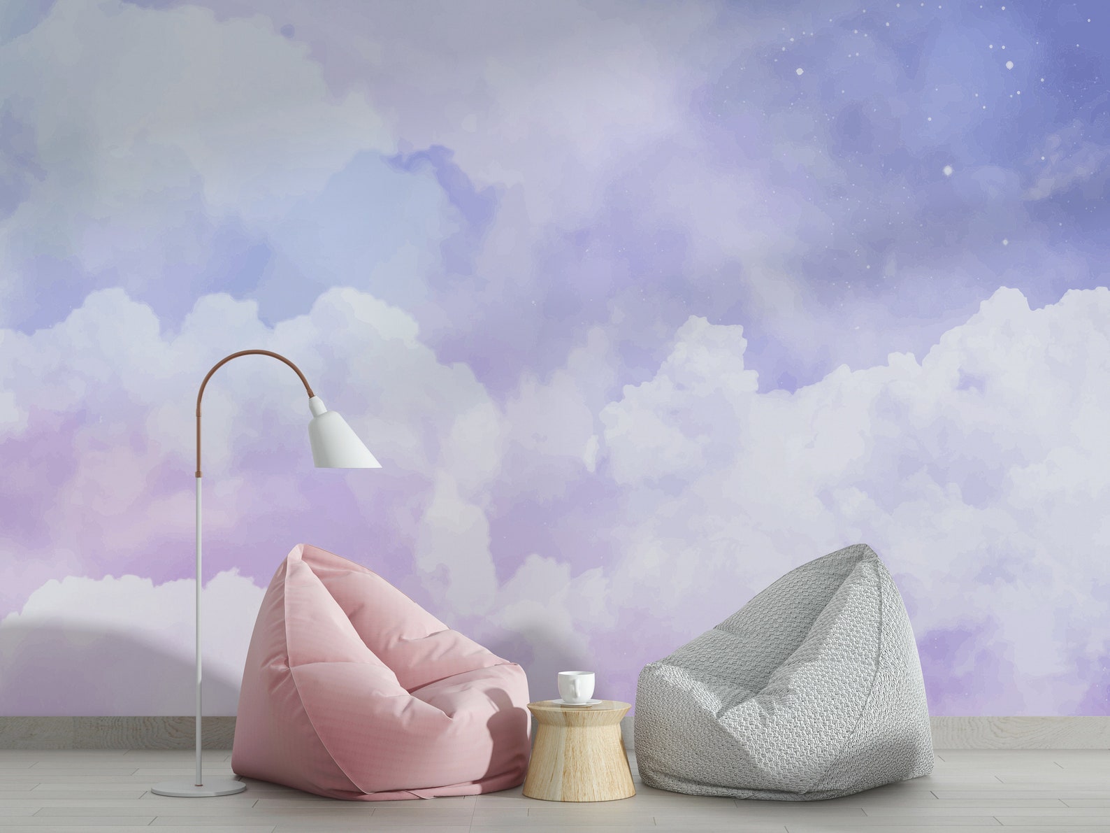 Sky Wall Mural/ Clouds Wall Mural/ Blue Sky Photo Wallpaper/ - Etsy