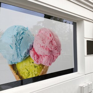 Ice Cream Wall Mural/ 3D Ice Cream Wallpaper/ Ice Cream Wall Art/ Café ...