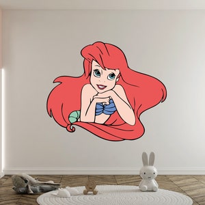 Ariel Wall Decal/ Little Mermaid Wall Decal/ Mermaid Decal Kids Wall ...