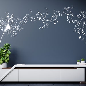 Music Wall Decal Music Notes Wall Sticker Music Wall Decor - Etsy