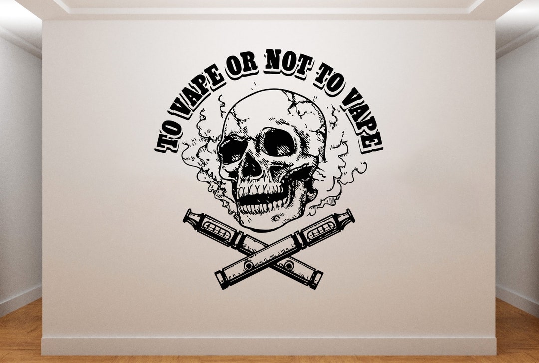 Vaping Wall Decal / Vape Shop Decal / Smoke Wall Decal / Vape Wall ...
