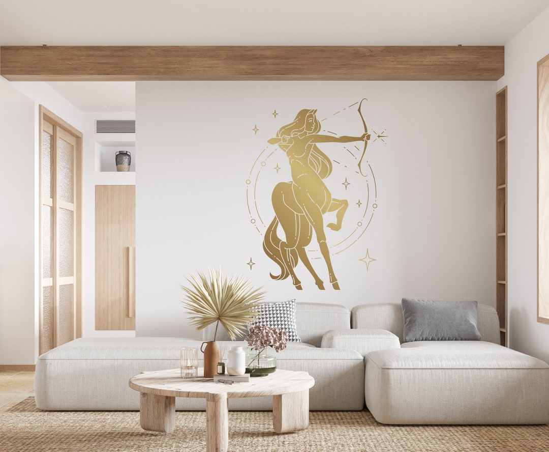 Zodiac Sign Wall Decal/ Zodiac Sign Stickers/ Zodiac Sign Sagittarius ...