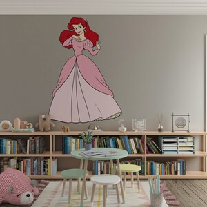 Ariel Wall Decal/ Little Mermaid Wall Decal/ Mermaid Decal Kids Wall ...