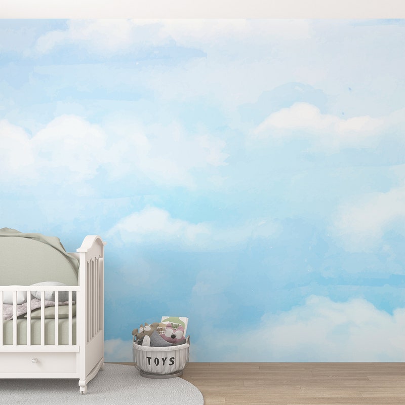 Cloud Wall Mural - Etsy