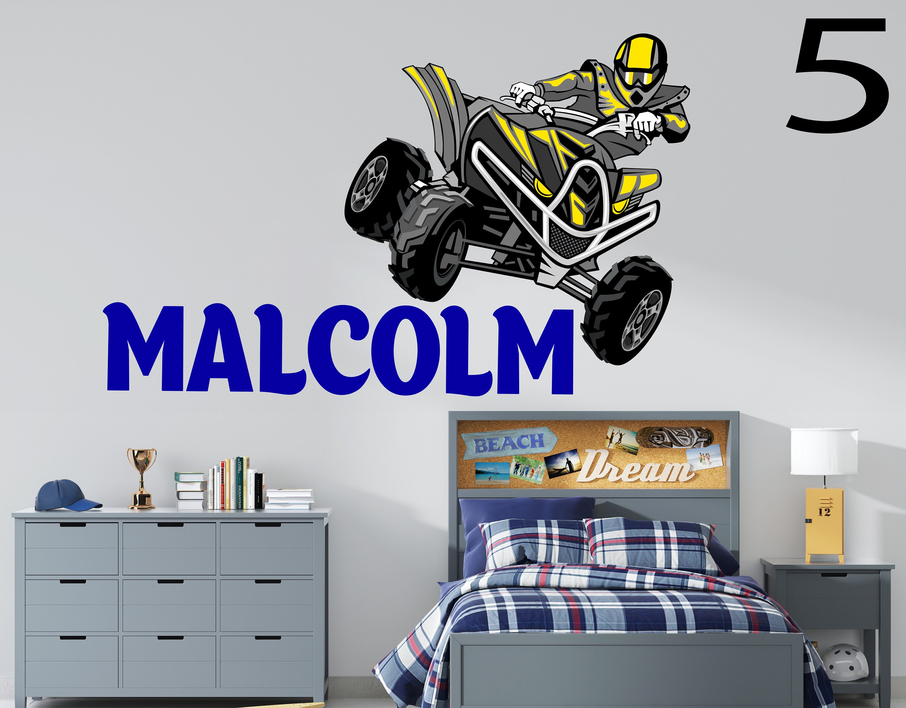 ATV Wall Decal/ ATV Decor/ Car Wall Decal/ SUV Wall Decal/ - Etsy