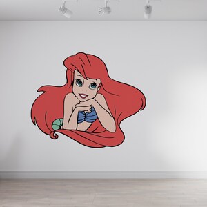 Ariel Wall Decal/ Little Mermaid Wall Decal/ Mermaid Decal Kids Wall ...