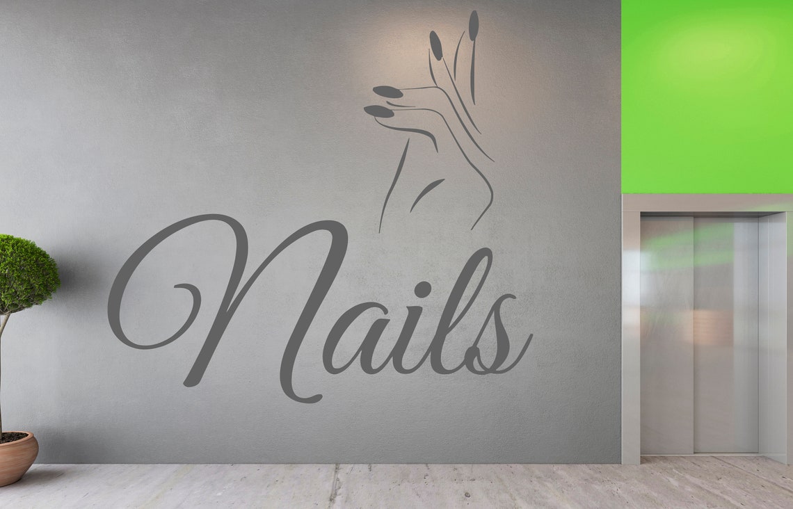 Nail Salon Wall Decal Beauty Salon Wall Decor Spa Salon Wall - Etsy