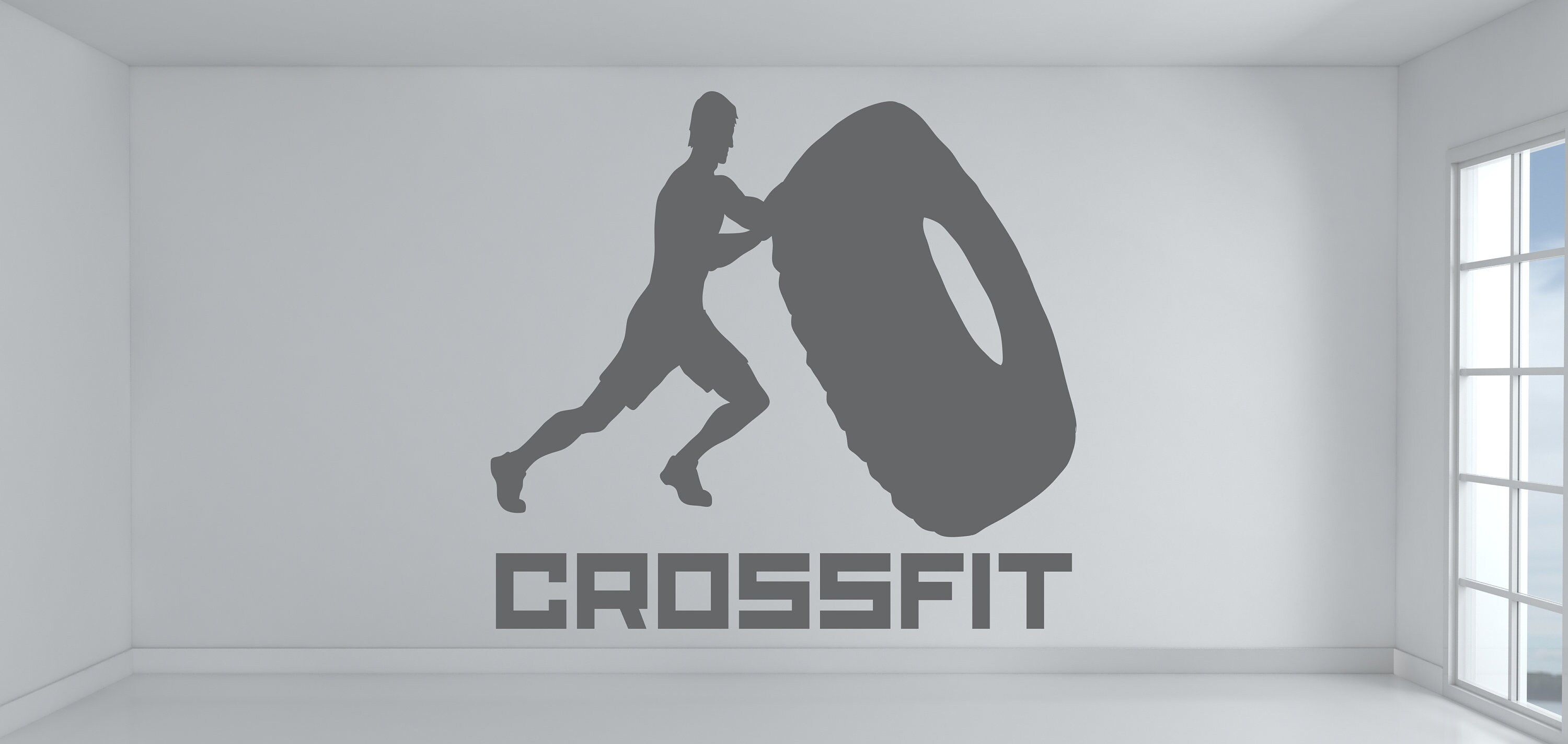 Crossfit Decal. Workout Decal.crossfit Wall Decal.sport Wall - Etsy