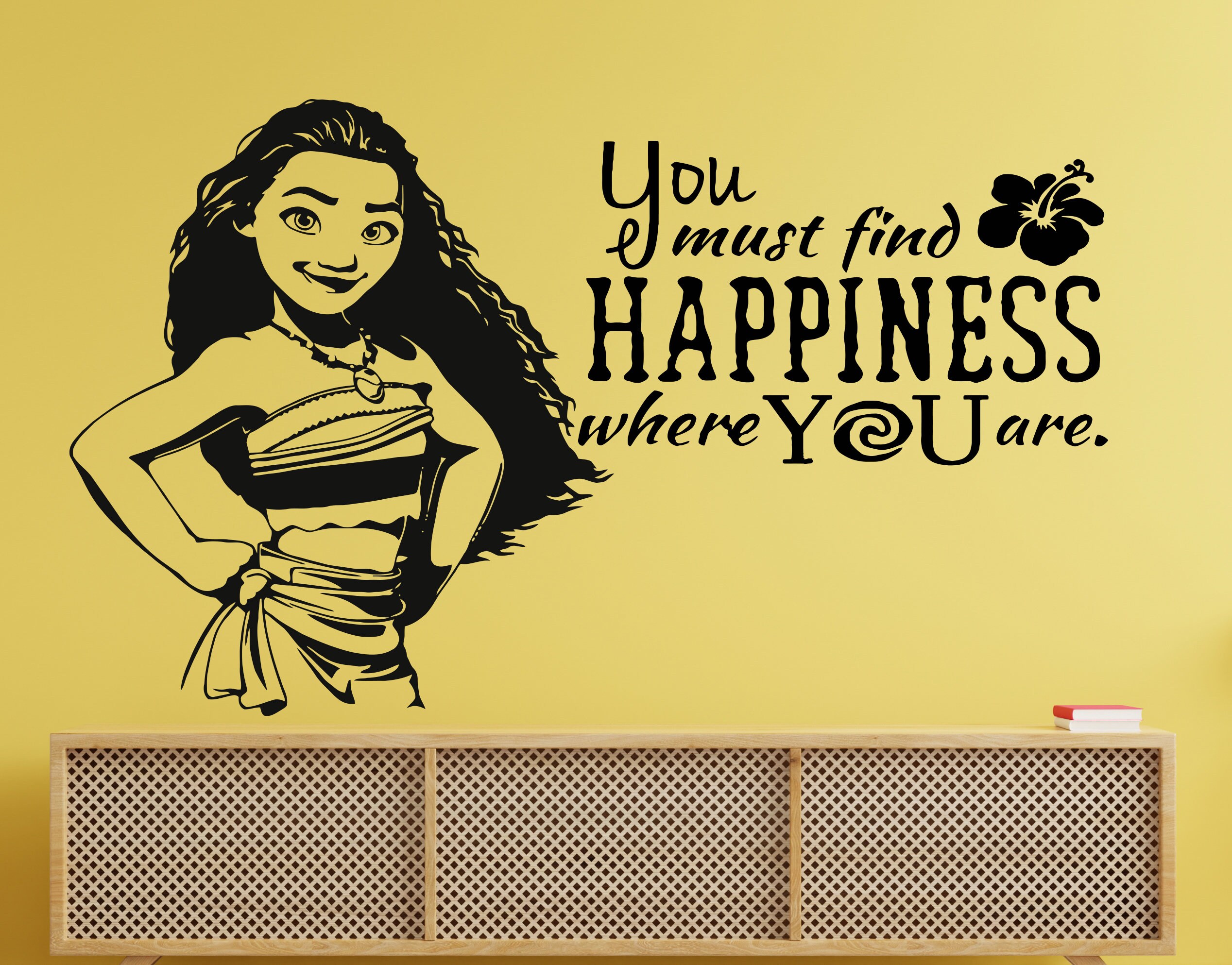 Moana Wall Decal/ Disney Princess Wall Decal/ Moana - Etsy