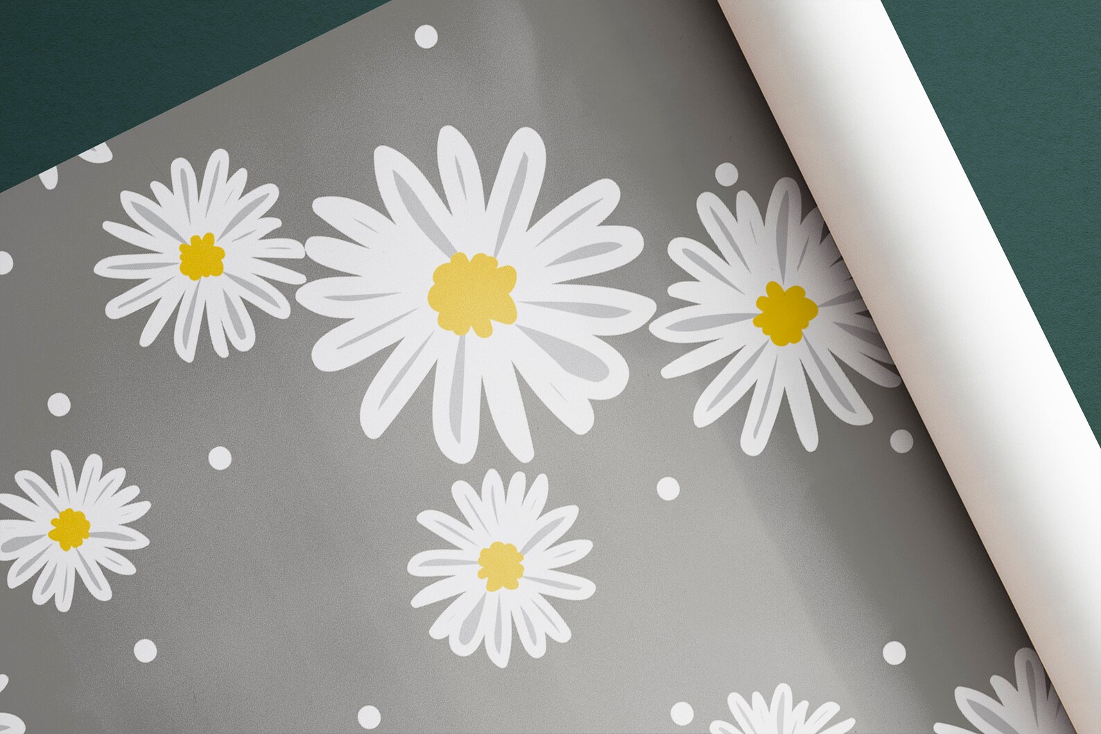 Floral Wallpaper/ Nursery Wallpaper/ Baby Floral Wallpaper/ Baby Room ...