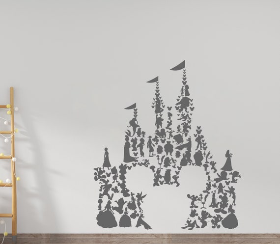 Mickey Mouse Wall Decal Cartoon Wall Decor for Kids Nursery | Etsy