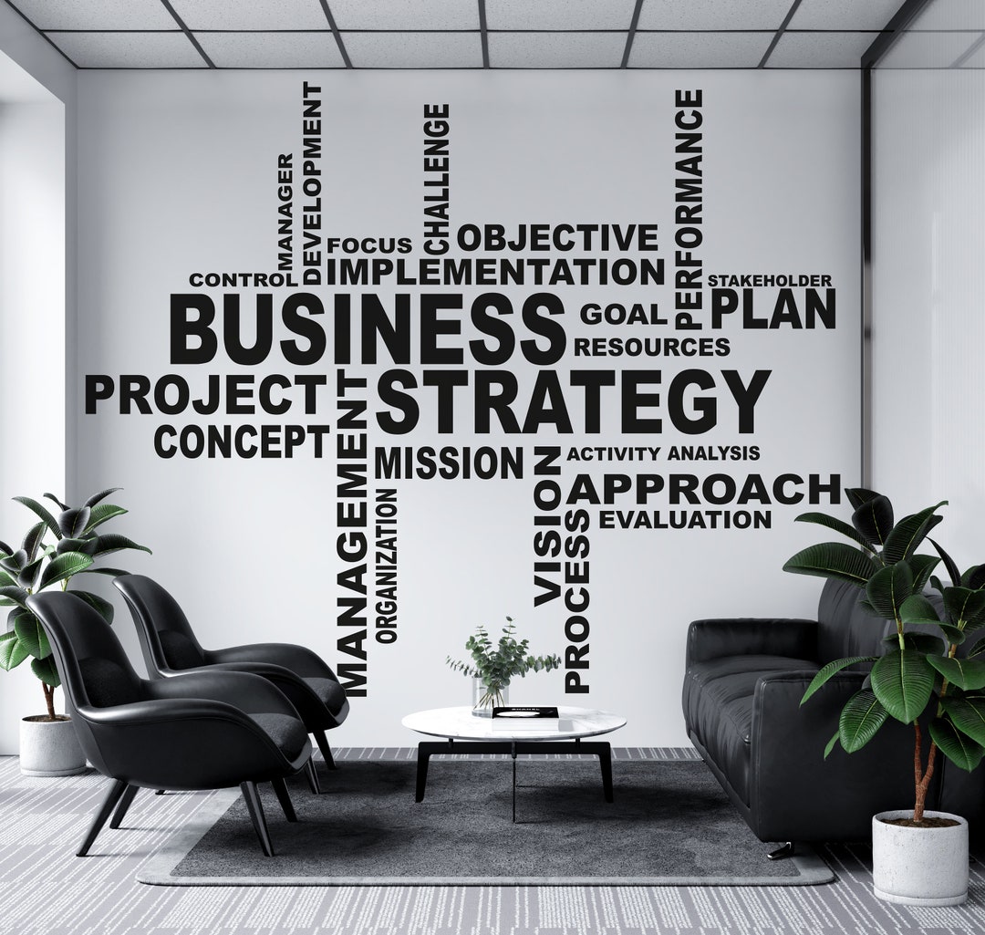 Office Wall Decal/ Business Wall Decal/ Teamwork Wall Decal/ (K1152) - Etsy